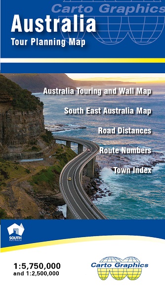 Carto Graphics Australian Tour Map | RAA